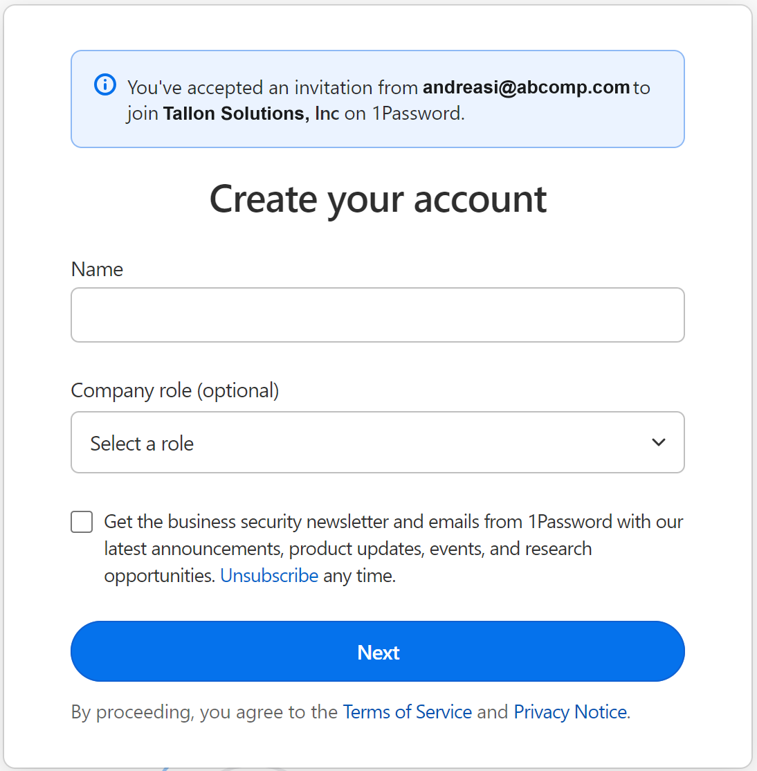 Getting Started With 1Password – Tollanis Solutions